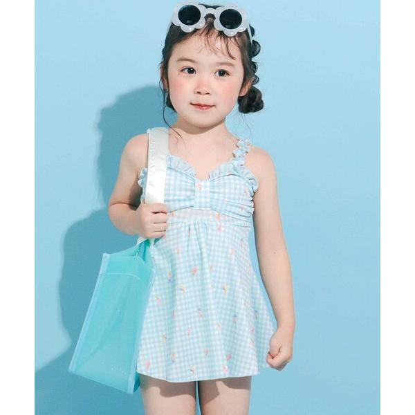 ※このアイテムは返品・交換対象外商品です。ZOZO問い合わせ番号:107543495ショップ:BEBE ONLINE STORE，ベベ オンラインストアブランド:SLAP SLIP，スラップスリップ商品名:ギンガムチェックワンピース水着(9...