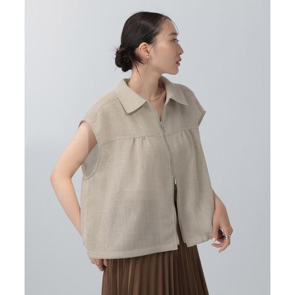 ZOZO問い合わせ番号:107543627ショップ:LEPSIM，レプシィムブランド:LEPSIM，レプシィム商品名:カラミZIPドロストベスト　666440カテゴリ:トップス>ベストブランド品番:666440素材:本体：ポリエステル...