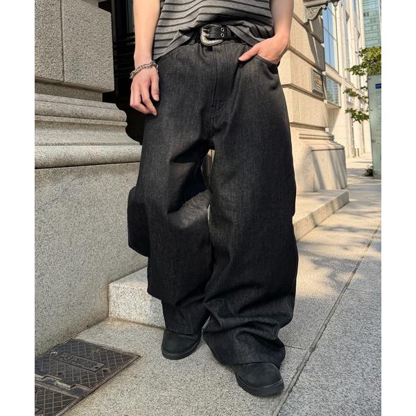 ZOZO問い合わせ番号:107543729ショップ:kutir，クティールブランド:kutir，クティール商品名:WIDE SILHOUETTE RIGID DENIM PANTS/ワイドシルエットリジットデニムパンツカテゴリ:パンツ&gt...