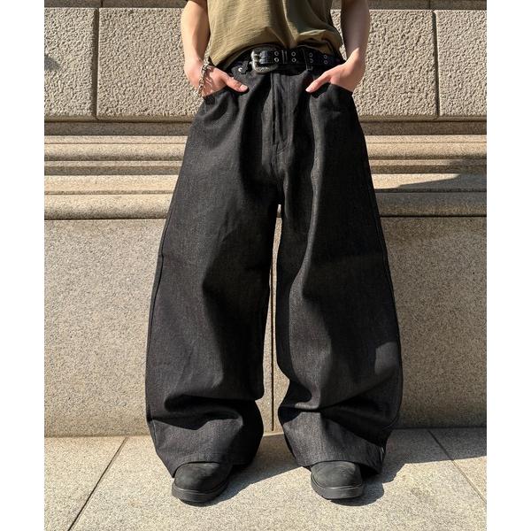 ZOZO問い合わせ番号:107543730ショップ:kutir，クティールブランド:kutir，クティール商品名:BAGGY SILHOUETTE RIGID DENIM PANTS/バギーシルエットリジットデニムパンツカテゴリ:パンツ&g...