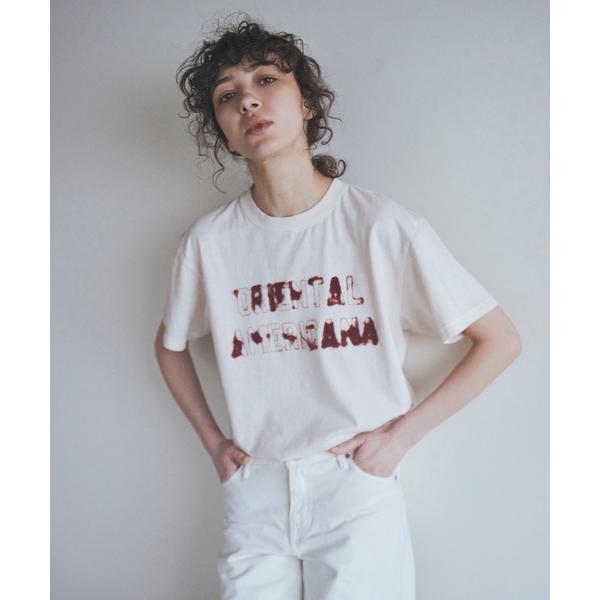 ZOZO問い合わせ番号:107544039ショップ:THE FRIDAY，ザフライデイブランド:AUTHEN，オーセン商品名:【AUTHEN】オーセン/ SS OA クラッシュ エンブロイダリー  Tシャツカテゴリ:トップス>Tシャツ...