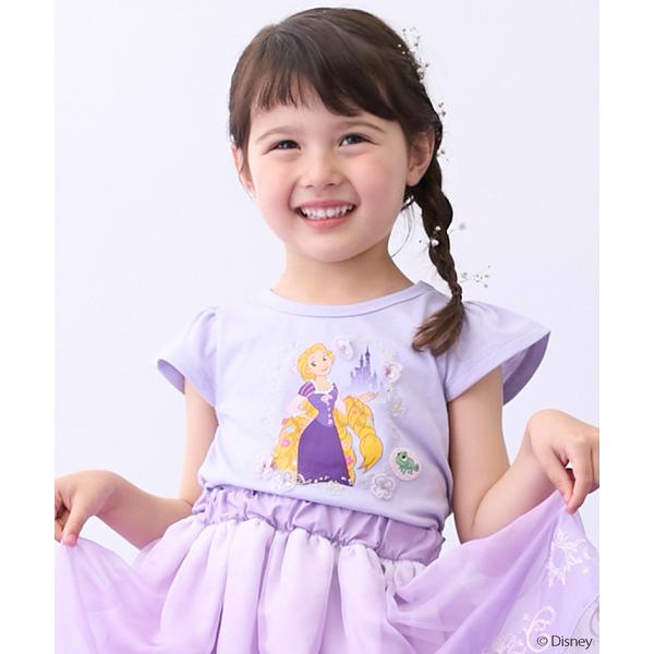 ZOZO問い合わせ番号:107579464ショップ:petit main，プティマインブランド:petit main，プティマイン商品名:【Disney】グラフィックフリルTカテゴリ:トップス>Tシャツ/カットソーブランド品番:966...