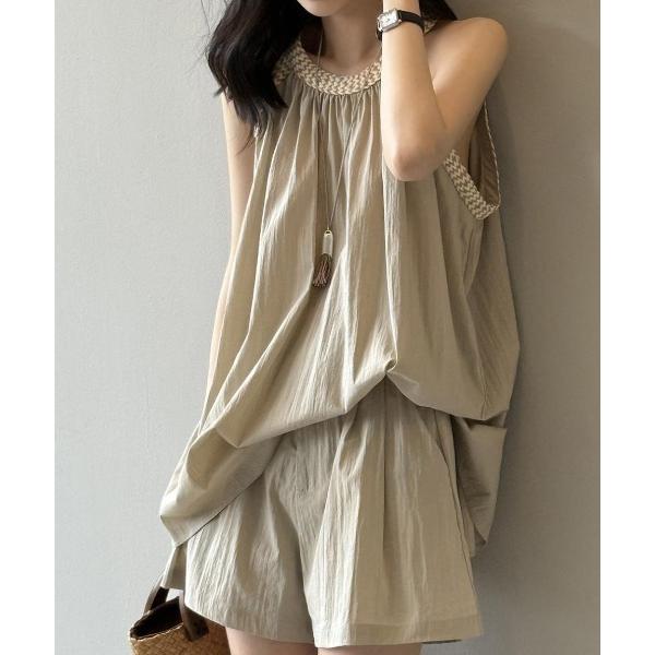 ZOZO問い合わせ番号:107579675ショップ:tocco closet／&amp;. NOSTALGIA，トッコ　クローゼット　／　アンドドットノスタルジアブランド:deux amour，ドゥーザムール商品名:バインダー配色ノースリリ...