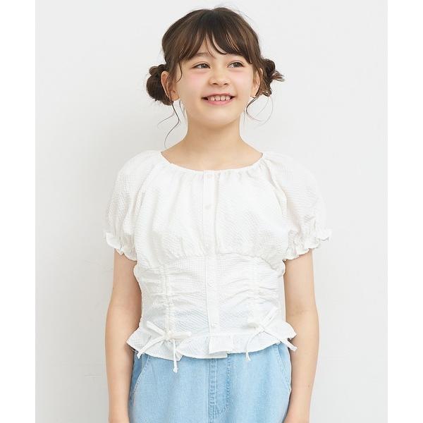 ZOZO問い合わせ番号:107616333ショップ:coca，コカブランド:coca（coca），コカ商品名:キッズ　サッカーギャザーブラウスカテゴリ:トップス>シャツ/ブラウスブランド品番:36-260233203-20素材:ポリエ...