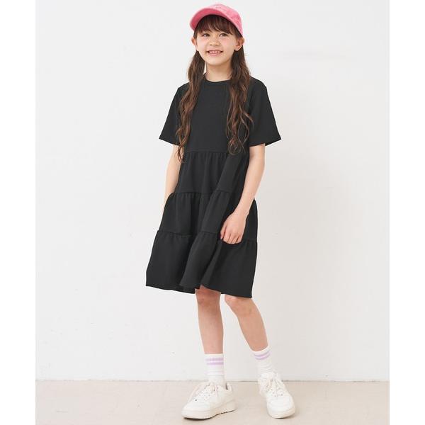 ZOZO問い合わせ番号:107616363ショップ:coca，コカブランド:coca（coca），コカ商品名:キッズ　ライトエンボスティアードワンピースカテゴリ:ワンピース/ドレス>ワンピースブランド品番:46-260233201-0...
