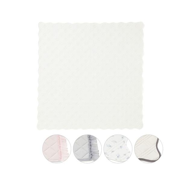ZOZO問い合わせ番号:107651517ショップ:Francfranc，フランフランブランド:Francfranc，フランフラン商品名:ひんやりキルトラグ スカラップ L 1850×1850 アイボリー 冷感 カーペット 滑り止め付きカテ...