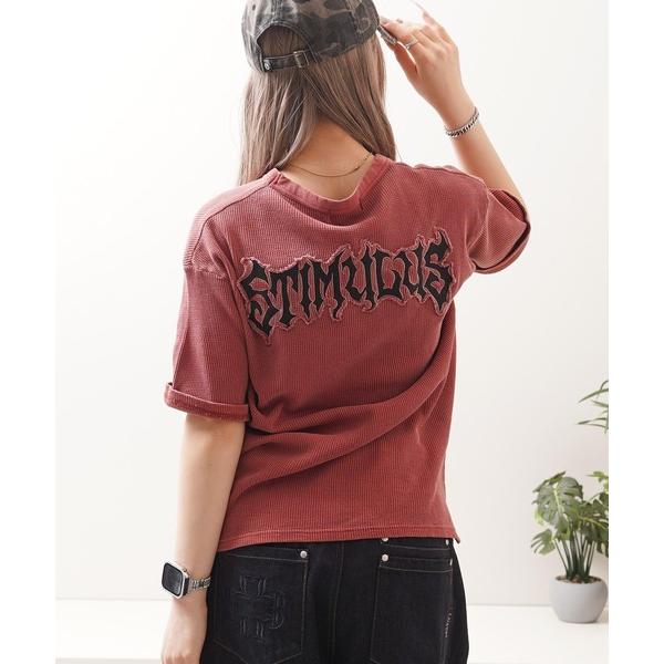 ZOZO問い合わせ番号:107652039ショップ:BIG CITY MARKET，ビッグシティマーケットブランド:1111clothing，ワンフォークロージング商品名:ロゴアップリケ刺繍 ピグメントTシャツ / Logo appliqu...