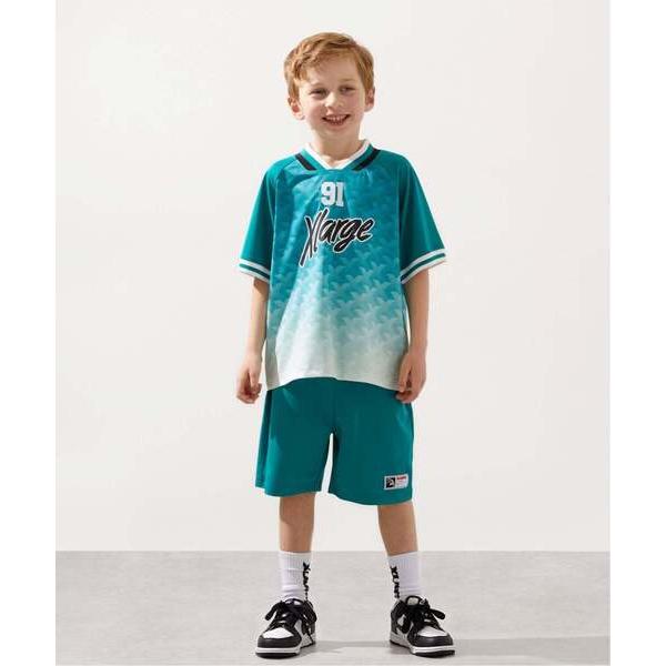『セール実施中』ZOZO問い合わせ番号:107723587ショップ:X-girl Stages，エックスガール ステージスブランド:XLARGE KIDS，エクストララージキッズ商品名:ユニフォーム風セットアップカテゴリ:ジャケット/アウタ...