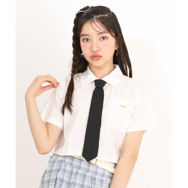 ZOZO問い合わせ番号:107724208ショップ:BABYDOLL，ベビードールブランド:PINKHUNT，ピンクハント商品名:PINKHUNT ネクタイ付きシャツ 1820Kカテゴリ:トップス>シャツ/ブラウスブランド品番:PH-...