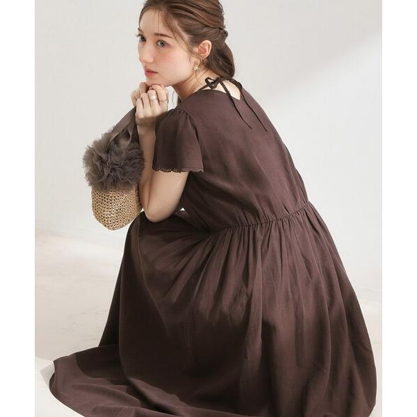 『タイムセール実施中』ZOZO問い合わせ番号:107724270ショップ:Couture brooch，クチュールブローチブランド:couture brooch，クチュールブローチ商品名:【洗える】バックリボンOPカテゴリ:ワンピース/ドレ...