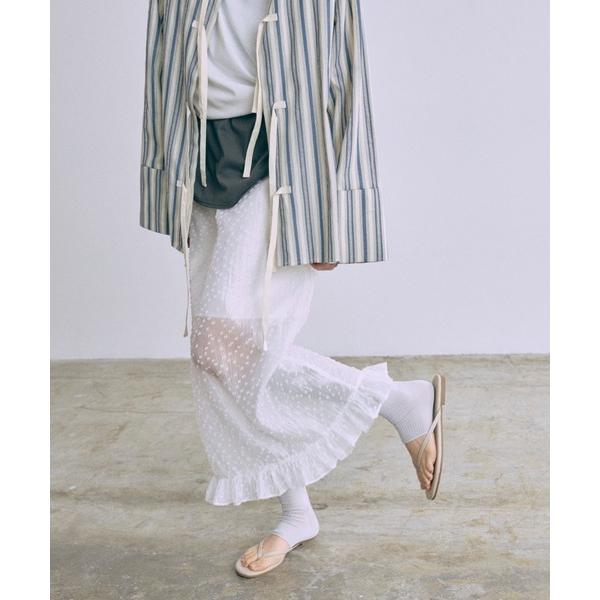 ZOZO問い合わせ番号:107724300ショップ:EN NEUME，エンノイムブランド:EN NEUME，エンノイム商品名:Sheer Dot Layered Skirtカテゴリ:スカート>スカートブランド品番:94026素材:【表...