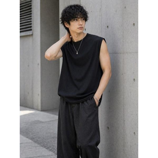 『タイムセール実施中』ZOZO問い合わせ番号:107725799ショップ:NO WAY，ノー ウェイブランド:Bling Leads，ブリングリーズ商品名:【Bls】 【ZM】【Bling Leads】梨地ノースリーブカテゴリ:トップス&g...