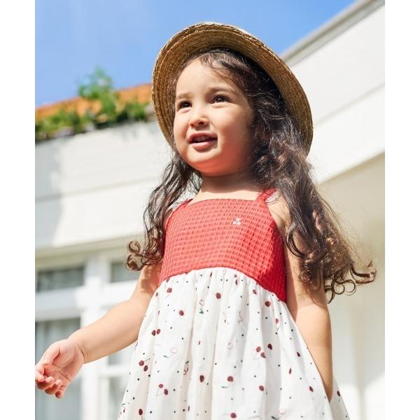 ZOZO問い合わせ番号:107726289ショップ:10mois，ディモワブランド:10mois，ディモワ商品名:【10mois(ディモワ)】cherryキャミドレス 70-80・80-90・90-100cmカテゴリ:ワンピース/ドレス&g...