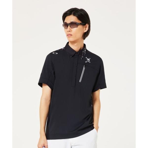 ZOZO問い合わせ番号:107726355ショップ:LUXOTTICA，ルックスオティカブランド:OAKLEY，オークリー商品名:オークリーSKULL WATER BALLET SHIRT ポロシャツゴルフメンズ/ゴルフ/吸汗速乾/OAKL...