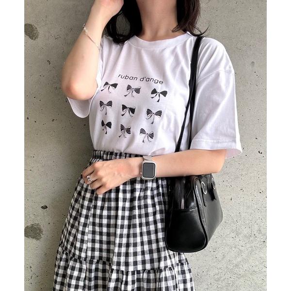 『タイムセール実施中』ZOZO問い合わせ番号:107726801ショップ:merrylatte，メリーラテブランド:etta，エタ商品名:キュートリボン半袖Tシャツカテゴリ:トップス>Tシャツ/カットソーブランド品番:e86素材:綿1...