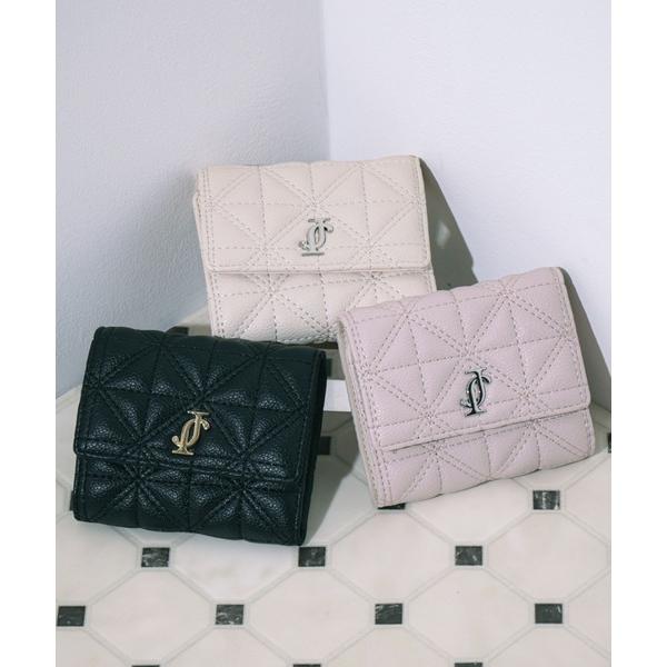 ZOZO問い合わせ番号:107727103ショップ:JILL by JILL STUART，ジル バイ ジル スチュアートブランド:JILL by JILL STUART，ジルバイジルスチュアート商品名:【再入荷】クロスJ キルト三つ折りウ...