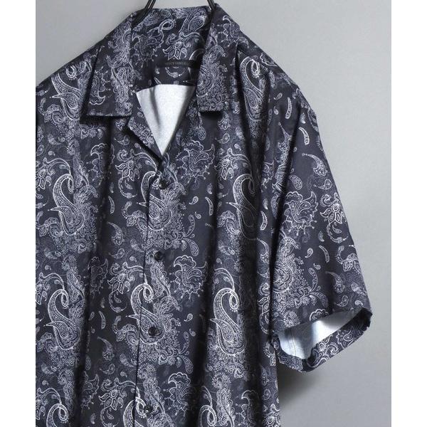 ZOZO問い合わせ番号:107727291ショップ:ANPAS，アンパスブランド:ANPAS，アンパス商品名:Printed Georgette Short-Sleeve Shirt / ジョーゼット総柄半袖アロハシャツ 〈ストレッチ/接触...