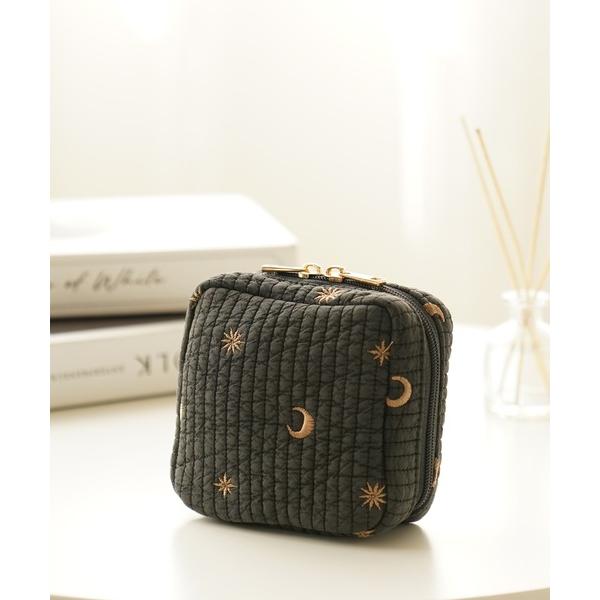 ZOZO問い合わせ番号:107727687ショップ:atRise，アットライズブランド:atRise，アットライズ商品名:R0382_ヌビ×刺繍スクエアポーチ　Sカテゴリ:財布/小物>ポーチブランド品番:4582676230807/4...