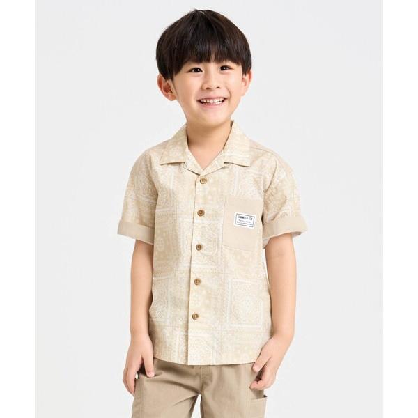 ZOZO問い合わせ番号:107727912ショップ:COMME CA ISM，コムサイズムブランド:COMME CA ISM，コムサイズム商品名:バンダナ柄プリント アロハシャツカテゴリ:トップス>シャツ/ブラウスブランド品番:98-...