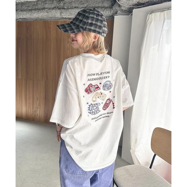 ZOZO問い合わせ番号:107732281ショップ:DOUBLE NAME，ダブルネームブランド:DOUBLE NAME，ダブルネーム商品名:00＆#039;s Gadges刺しゅうTEEカテゴリ:トップス>Tシャツ/カットソーブラン...