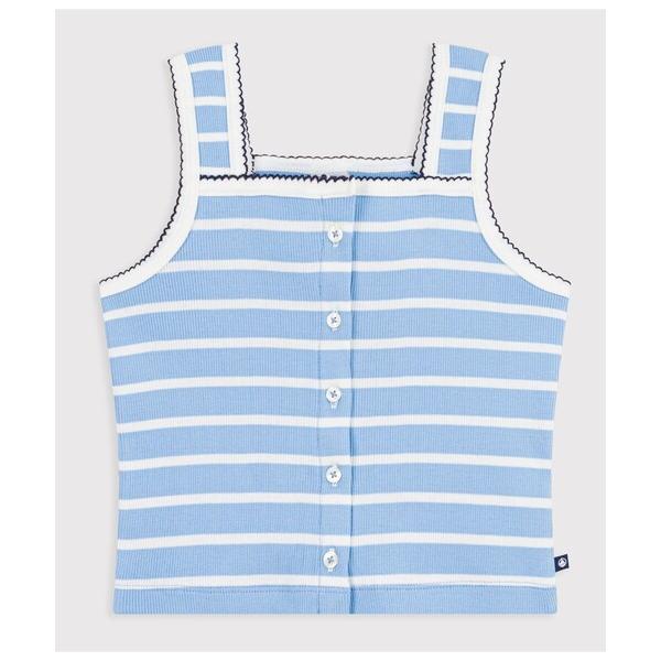 『セール実施中』ZOZO問い合わせ番号:107763281ショップ:PETIT BATEAU，プチバトーブランド:PETIT BATEAU，プチバトー商品名:2×2リブ編みタンクトップカテゴリ:トップス>タンクトップブランド品番:A0...