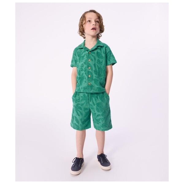 ZOZO問い合わせ番号:107763295ショップ:PETIT BATEAU，プチバトーブランド:PETIT BATEAU，プチバトー商品名:プリント半袖シャツカテゴリ:トップス>シャツ/ブラウスブランド品番:A0F4YB素材:100...