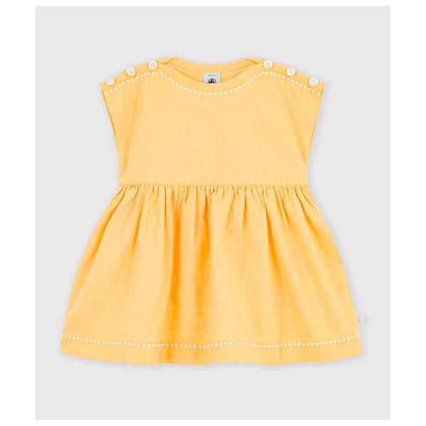 『セール実施中』ZOZO問い合わせ番号:107763367ショップ:PETIT BATEAU，プチバトーブランド:PETIT BATEAU，プチバトー商品名:コットンリネンワンピースカテゴリ:ワンピース/ドレス>ワンピースブランド品番...