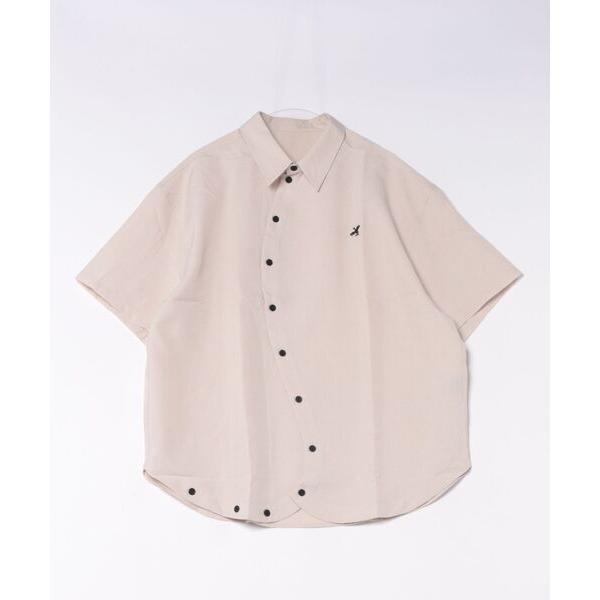 ZOZO問い合わせ番号:107764778ショップ:antiqua，アンティカブランド:antiqua，アンティカ商品名:変形ヘム半袖シャツカテゴリ:トップス>シャツ/ブラウスブランド品番:ONZ-1011原産国:CHINAカラー:キ...