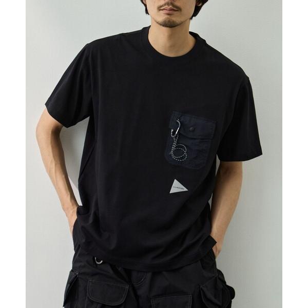 ZOZO問い合わせ番号:107765590ショップ:KEY TIMEZ，キータイムズブランド:and wander，アンドワンダー，KEY TIMEZ，キータイムズ商品名:【and wander/アンドワンダー】pocket Tカテゴリ:ト...