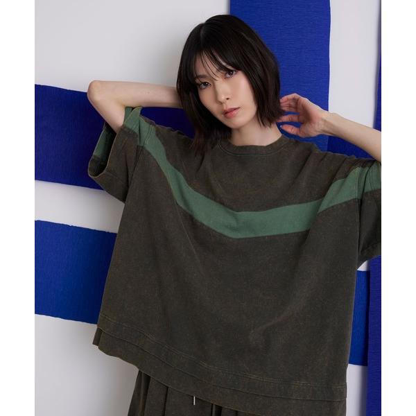 ZOZO問い合わせ番号:107766070ショップ:Jammin.，ジャミン ドットブランド:Nora Lily，ノラリリー商品名:【Nora Lily】V Bi-color Faded Teeカテゴリ:トップス>Tシャツ/カットソー...