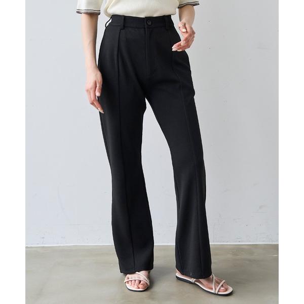 ZOZO問い合わせ番号:107766351ショップ:Auntie Rosa，アンティローザブランド:mil，ミル商品名:【通勤・イージーケア】 センターラインフレアパンツ / カットジョーゼット【587224】カテゴリ:パンツ>その他...