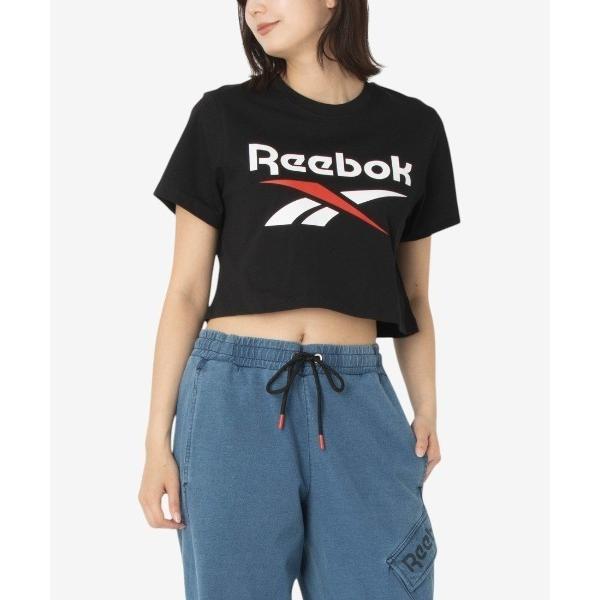 ZOZO問い合わせ番号:107766835ショップ:Reebok，リーボックブランド:Reebok，リーボック商品名:2カラーロゴ クロップド Tシャツ / SADIE 2 COLOUR LOGO CRW CROPPED SS TEEカテゴ...