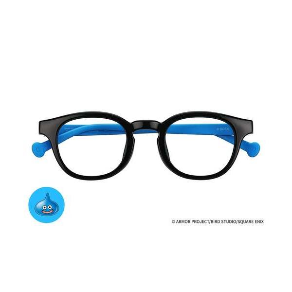 ZOZO問い合わせ番号:107771111ショップ:Zoff，ゾフブランド:Zoff，ゾフ商品名:Zoff｜DRAGON QUEST ドラゴンクエスト【スライムモデル】ウェリントン型 メガネ｜軽量 黒縁フレーム 伊達メガネ レディース ユニ...