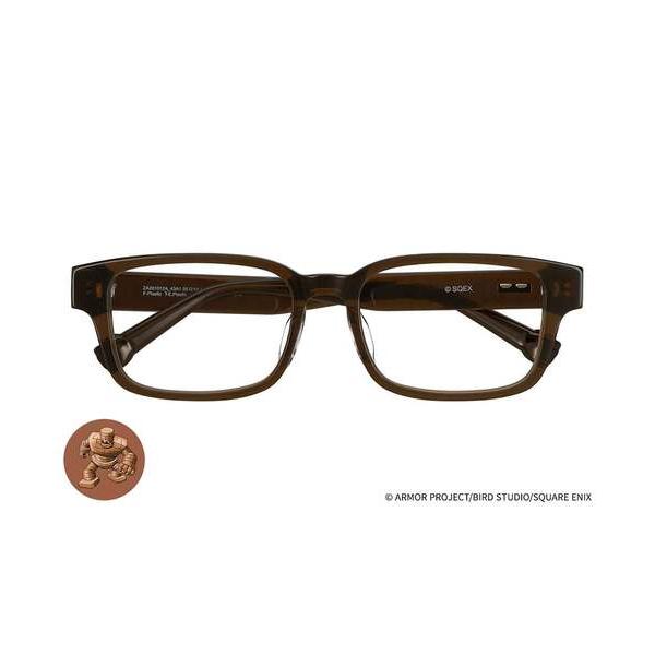 ZOZO問い合わせ番号:107771133ショップ:Zoff，ゾフブランド:Zoff，ゾフ商品名:Zoff｜DRAGON QUEST ドラゴンクエスト【ゴーレム モデル】ウェリントン型 メガネ｜軽量 太縁 伊達メガネ レディース ユニセック...