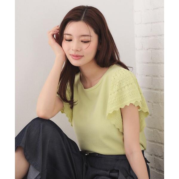 ZOZO問い合わせ番号:107803323ショップ:index，インデックスブランド:index，インデックス商品名:【UVケア】柄編みフレアスリーブニット《洗濯機OK》カテゴリ:トップス>ニット/セーターブランド品番:C58-150...