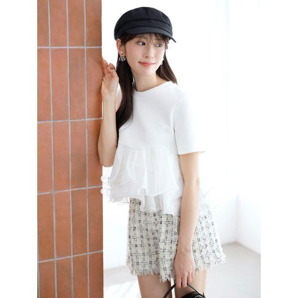 ZOZO問い合わせ番号:107803543ショップ:SNIDEL，スナイデルブランド:SNIDEL，スナイデル商品名:【HIGH QUALITY】ファンシーツイードショーパンカテゴリ:パンツ>その他パンツブランド品番:SWFP2620...