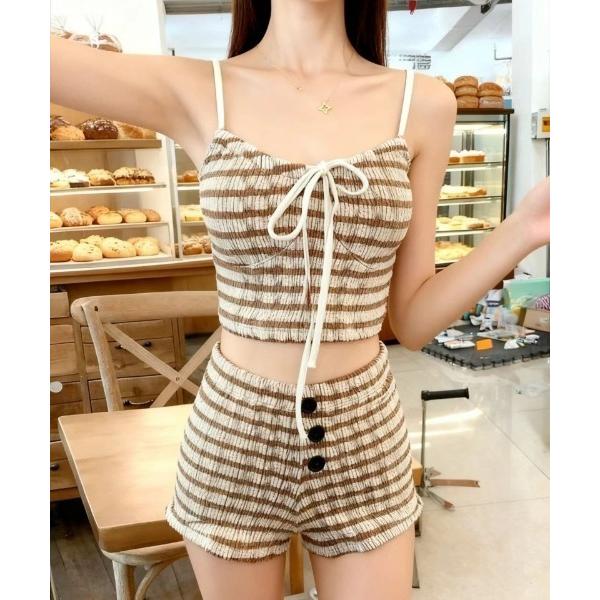 『タイムセール実施中』※このアイテムは返品・交換対象外商品です。ZOZO問い合わせ番号:107805043ショップ:Ritzy，リッツィーブランド:Ritzy，リッツィー商品名:ボーダー柄 リボンデザイン ビキニ 水着カテゴリ:水着/着物・...