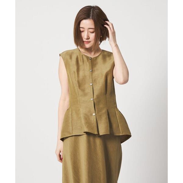 ZOZO問い合わせ番号:107876498ショップ:UNITED ARROWS，ユナイテッドアローズブランド:conte，コンテ，UNITED ARROWS，ユナイテッドアローズ商品名:＜conte＞フリル ノースリーブブラウスカテゴリ:ト...