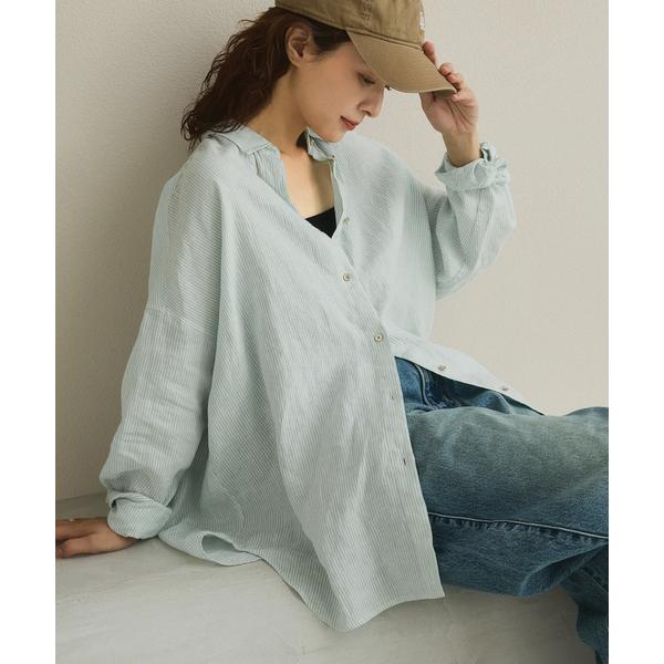 ZOZO問い合わせ番号:107877071ショップ:Spick &amp; Span，スピック アンド スパンブランド:Spick &amp; Span，スピックアンドスパン商品名:《追加3》 80リネンカシュクール ビッグシャツカテゴリ:...