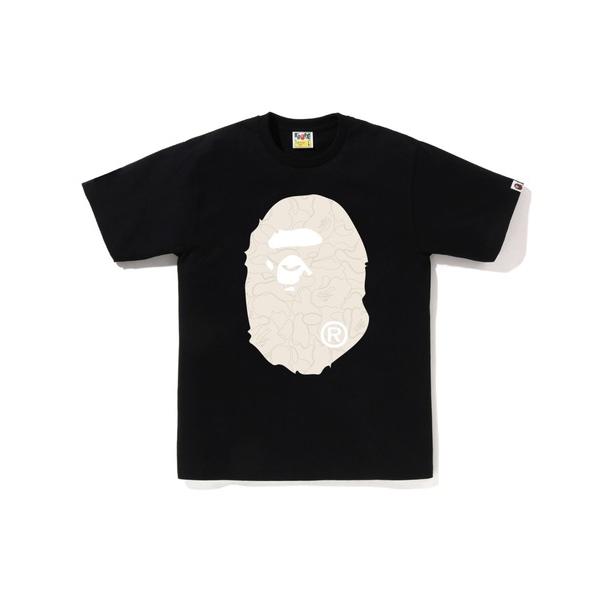 ZOZO問い合わせ番号:107878226ショップ:A BATHING APE，ア ベイシング エイプブランド:A BATHING APE，アベイシングエイプ商品名:LINE CAMO BIG APE HEAD TEEカテゴリ:トップス&g...