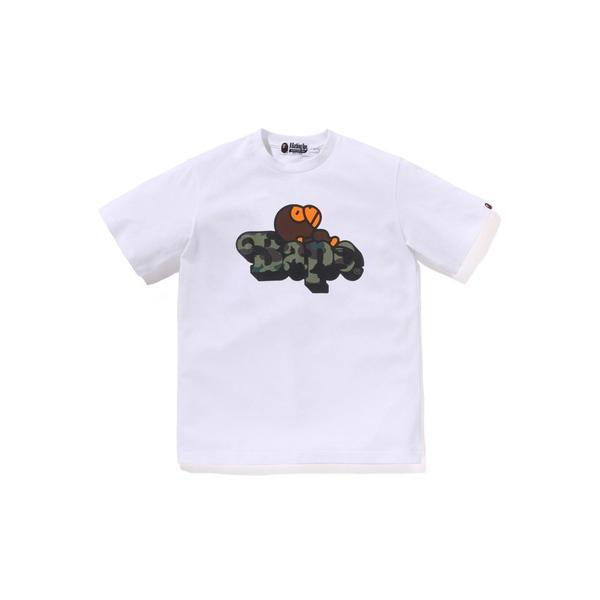 ZOZO問い合わせ番号:107878306ショップ:A BATHING APE，ア ベイシング エイプブランド:A BATHING APE，アベイシングエイプ商品名:1ST CAMO MILO ON BAPE TEEカテゴリ:トップス&gt...
