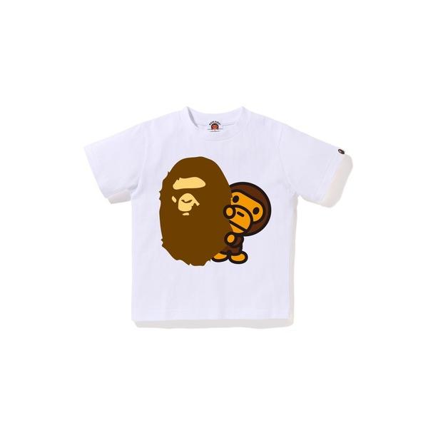 ZOZO問い合わせ番号:107878354ショップ:A BATHING APE，ア ベイシング エイプブランド:A BATHING APE，アベイシングエイプ商品名:APE HEAD ＆ BABY MILO TEEカテゴリ:トップス>...
