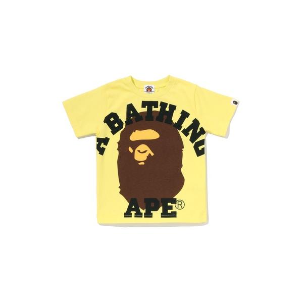 ZOZO問い合わせ番号:107878375ショップ:A BATHING APE，ア ベイシング エイプブランド:A BATHING APE，アベイシングエイプ商品名:FACE OVER COLLEGE TEEカテゴリ:トップス>Tシャ...