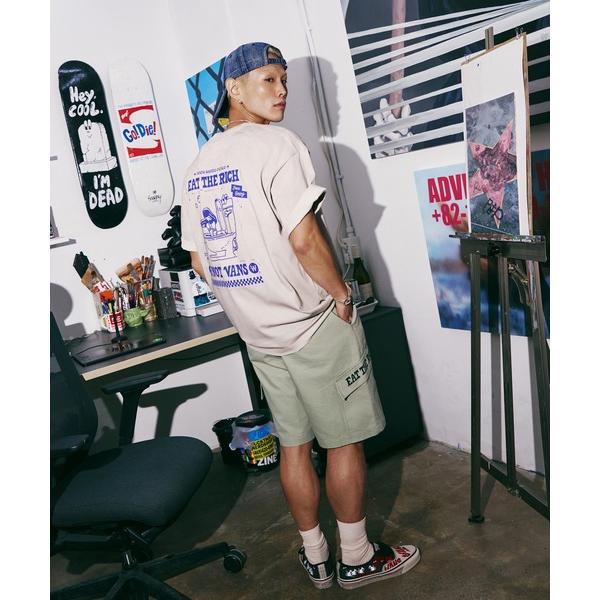 ZOZO問い合わせ番号:107878746ショップ:VANS，ヴァンズブランド:VANS，バンズ商品名:SOON.EASY ウォッシュド グラフィック Tシャツ / WASHED EASY GFX TEE Taupe Mist VN000V...