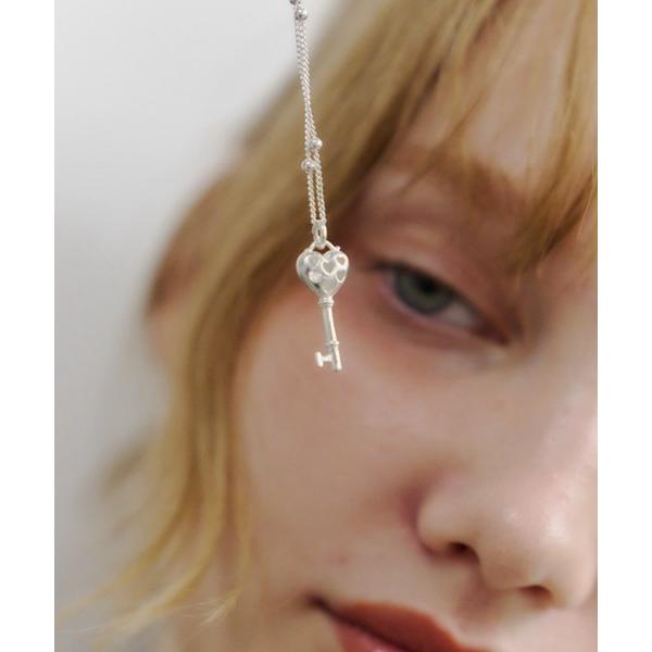 ZOZO問い合わせ番号:107879043ショップ:idem，イデムブランド:idem，イデム商品名:silver925 heart key necklace / 鍵モチーフネックレスカテゴリ:アクセサリー>ネックレスブランド品番:I...