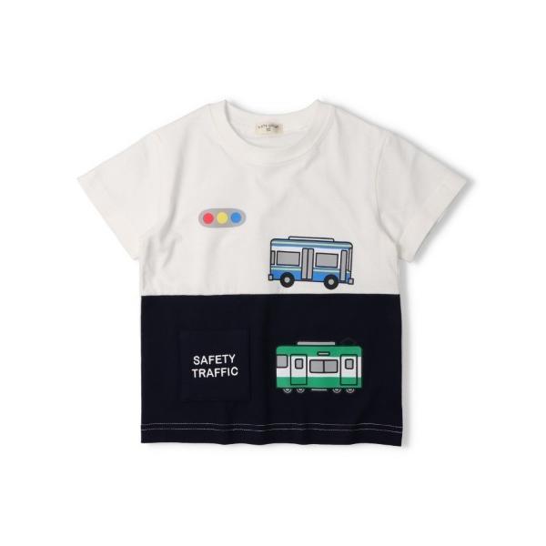 ZOZO問い合わせ番号:107879098ショップ:こどもの森e-shop，コドモノモリイーショップブランド:Naughty Company，ナウテーカンパニー商品名:バス・電車プリントＴシャツカテゴリ:トップス>Tシャツ/カットソー...