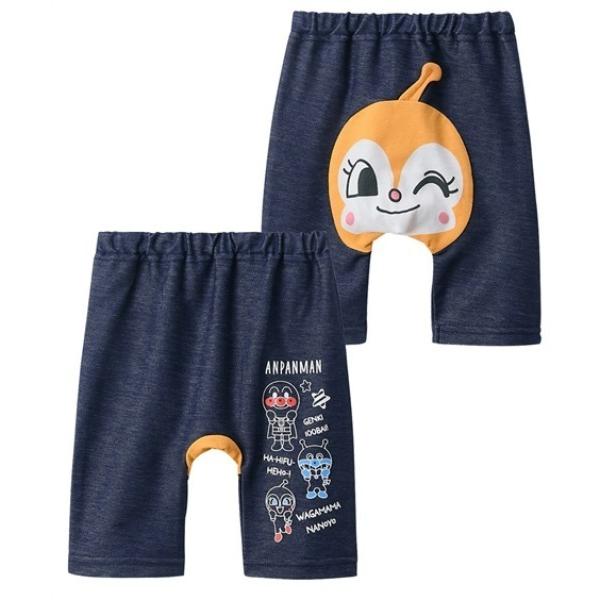 『タイムセール実施中』※このアイテムは返品・交換対象外商品です。ZOZO問い合わせ番号:107915755ショップ:nissen，ニッセンブランド:QUNTSTYLE，キュントスタイル商品名:【アンパンマン】ニットデニム　５分丈モンキーパン...