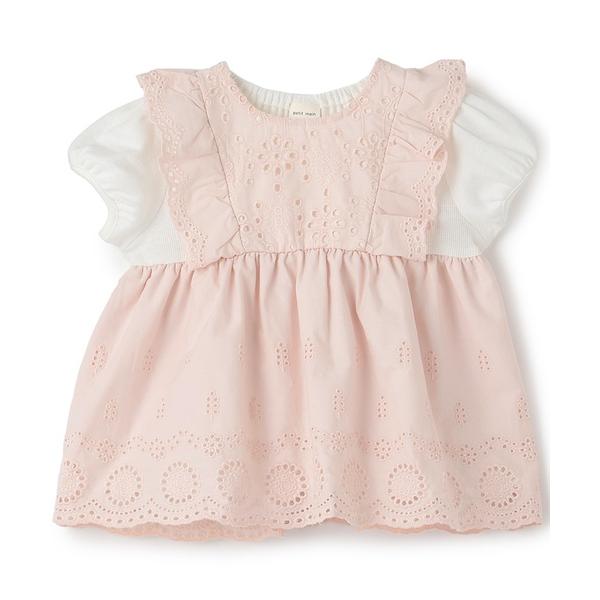ZOZO問い合わせ番号:107915920ショップ:petit main，プティマインブランド:petit main，プティマイン商品名:ショルダーフリル半袖チュニックカテゴリ:ワンピース/ドレス>チュニックブランド品番:966224...