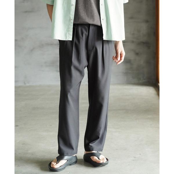 ZOZO問い合わせ番号:107916071ショップ:BAYFLOW，ベイフローブランド:BAYFLOW，ベイフロー商品名:OFF BEACHイージースラックスカテゴリ:パンツ>スラックスブランド品番:740452素材:本体:ポリエステ...
