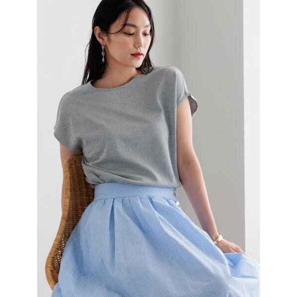 ZOZO問い合わせ番号:107916105ショップ:Te chichi，テチチブランド:Te chichi，テチチ商品名:【多機能】フレンチスリーブニットカテゴリ:トップス>ニット/セーターブランド品番:2601413-22-12素材...